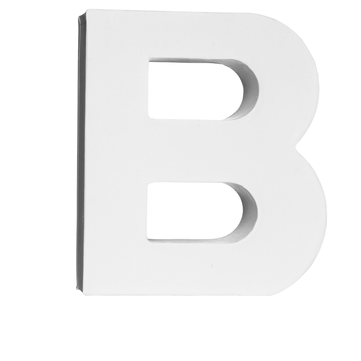 Bokstav B papp h 17 cm