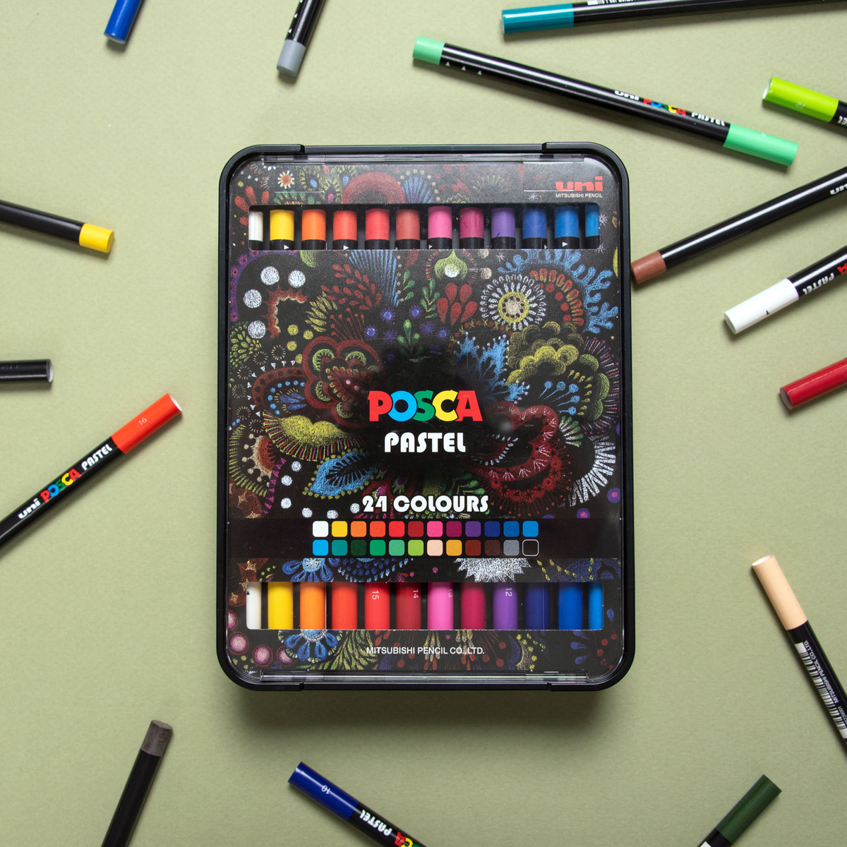 Posca Pastel Set 24 farver
