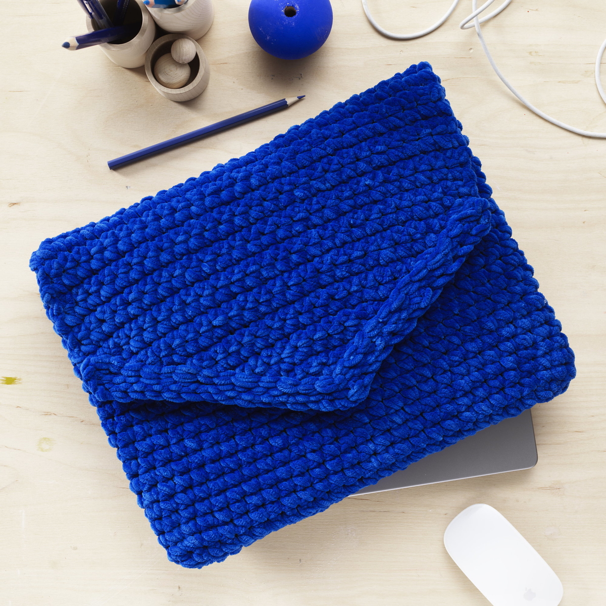 Hækl et computercover