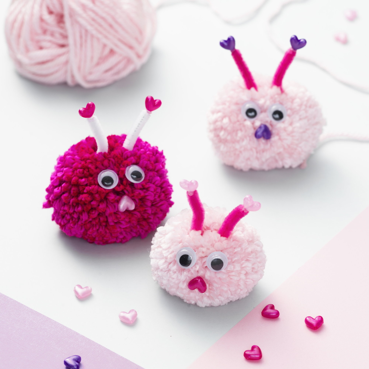 Pyssla söta hjärtfigurer